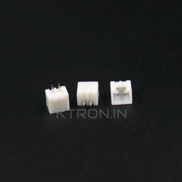 Buy 2 Pin JST XH Male Connector - 2.54mm Pitch - KTRON India
