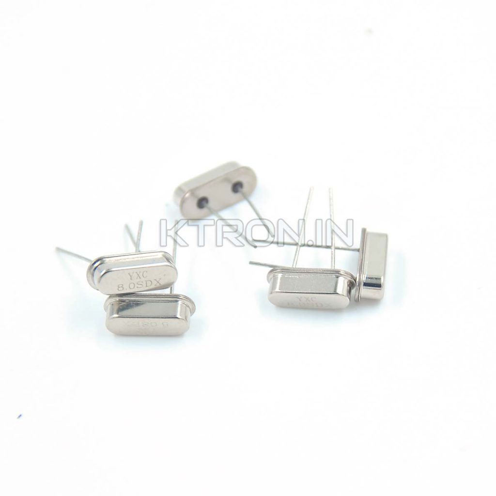 Buy 8 Mhz Crystal - DIP - YXC - Low ESR - ±20 Ppm - KTRON India