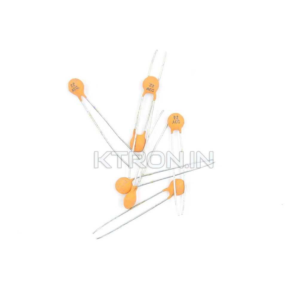 50V 22pF Ceramic Capacitor - TH - KTRON India