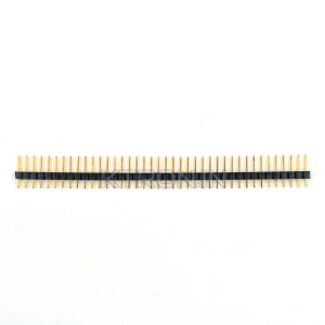 Buy Header Pins 40x1 - 2.54mm Pitch - Yellow Gold - KTRON India