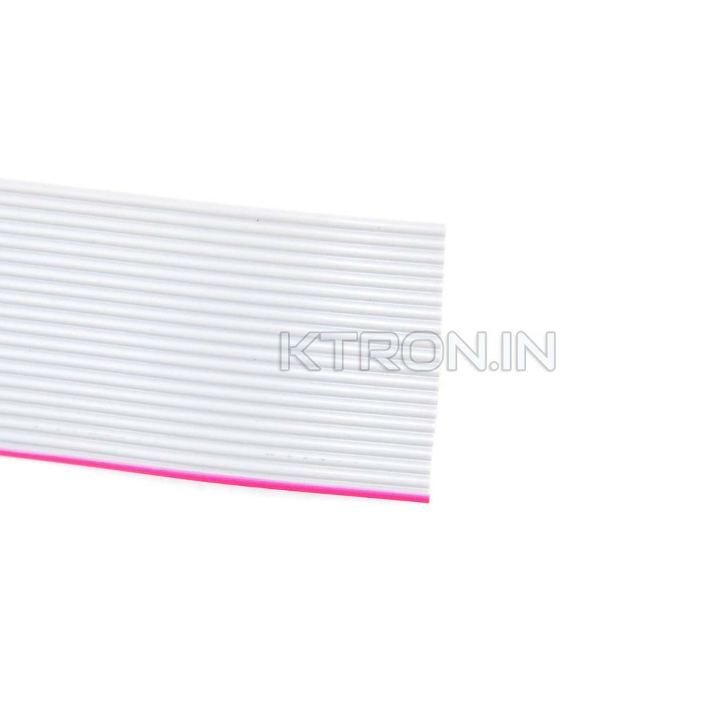 Buy 20 Pin FRC Cable - 28 AWG - 1 Feet - 1.27mm Pitch - KTRON India