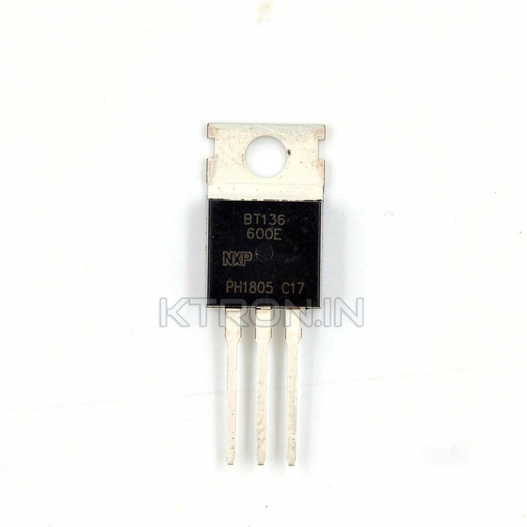 Buy Thyristor BT136 - 600E - TO-220AB - KTRON India