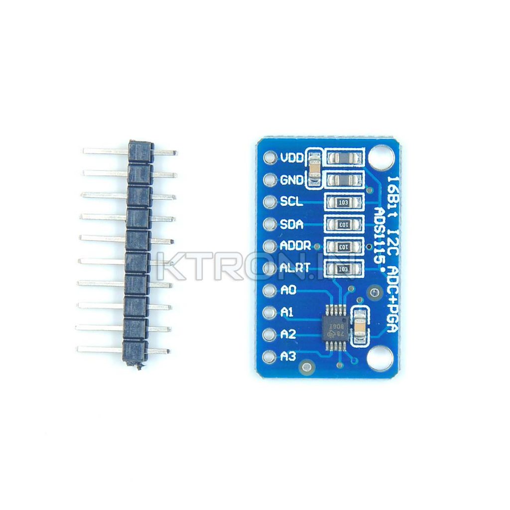 Buy ADS1115 ADC Module - 16Bit - I2C- 4 Channel ADC - KTRON India