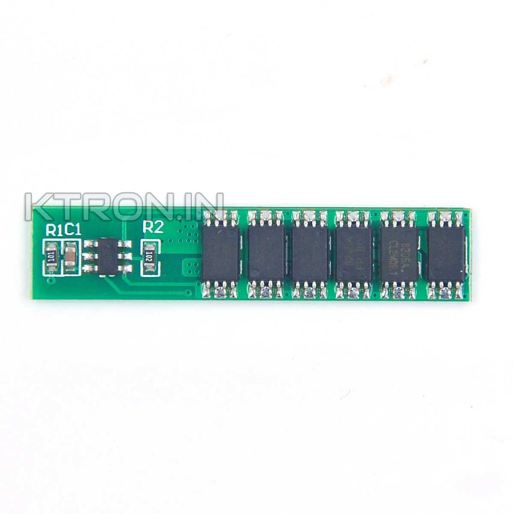 Buy 1S 6A 3.7V Lithium Ion BMS Module - KTRON India