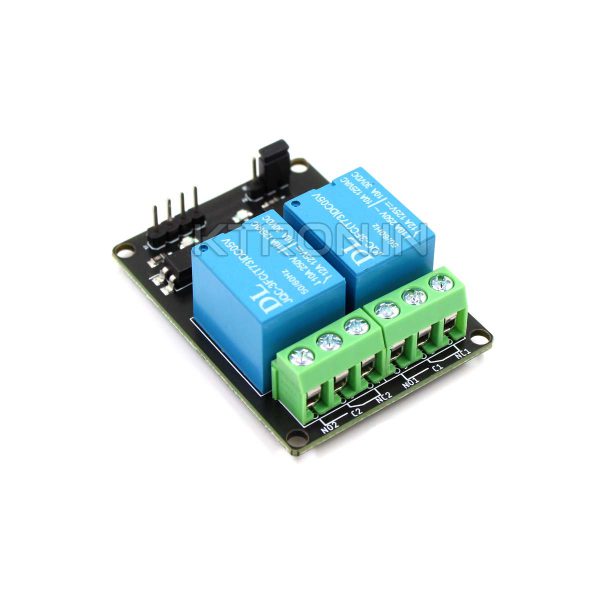Buy 2 Channel 5V Relay Module - Optoisolated - KTRON India
