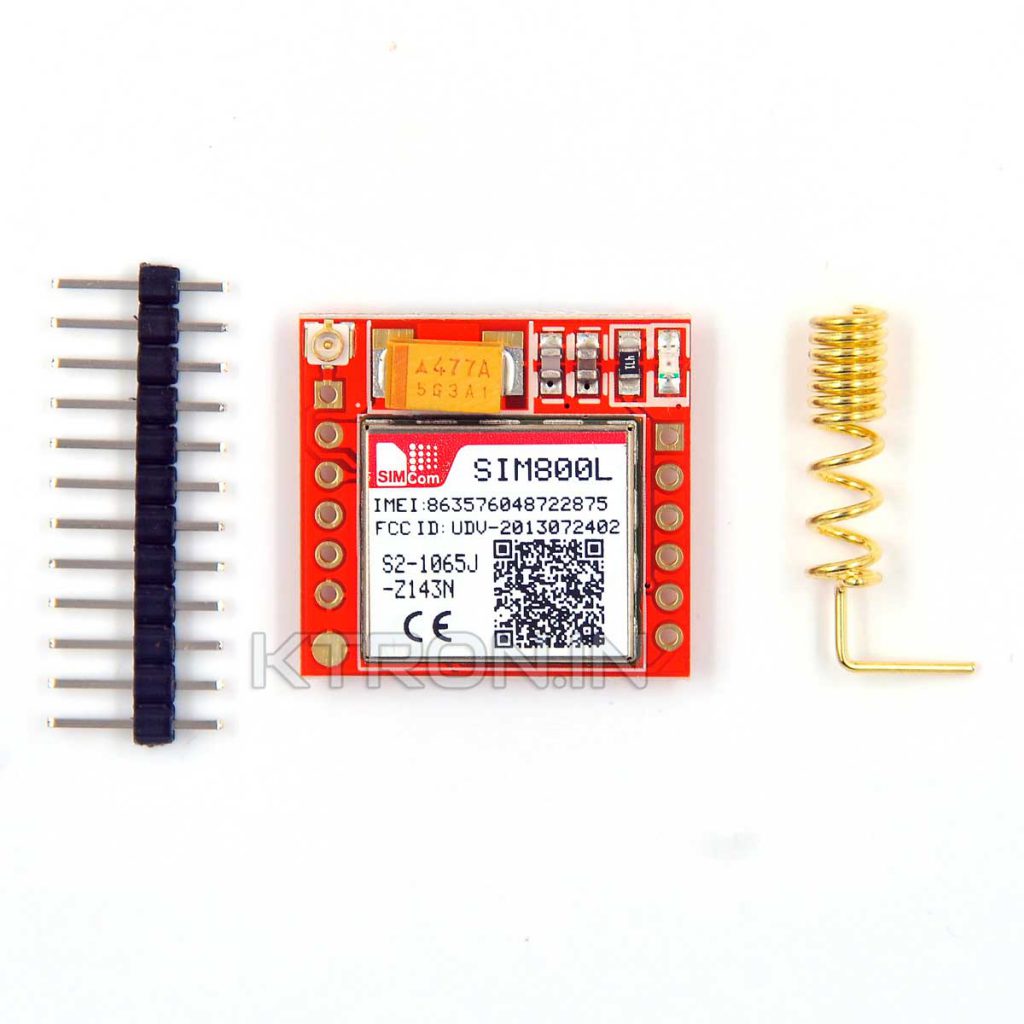 Buy SIM800L GSM GPRS Module - 2G - Low Cost - KTRON India
