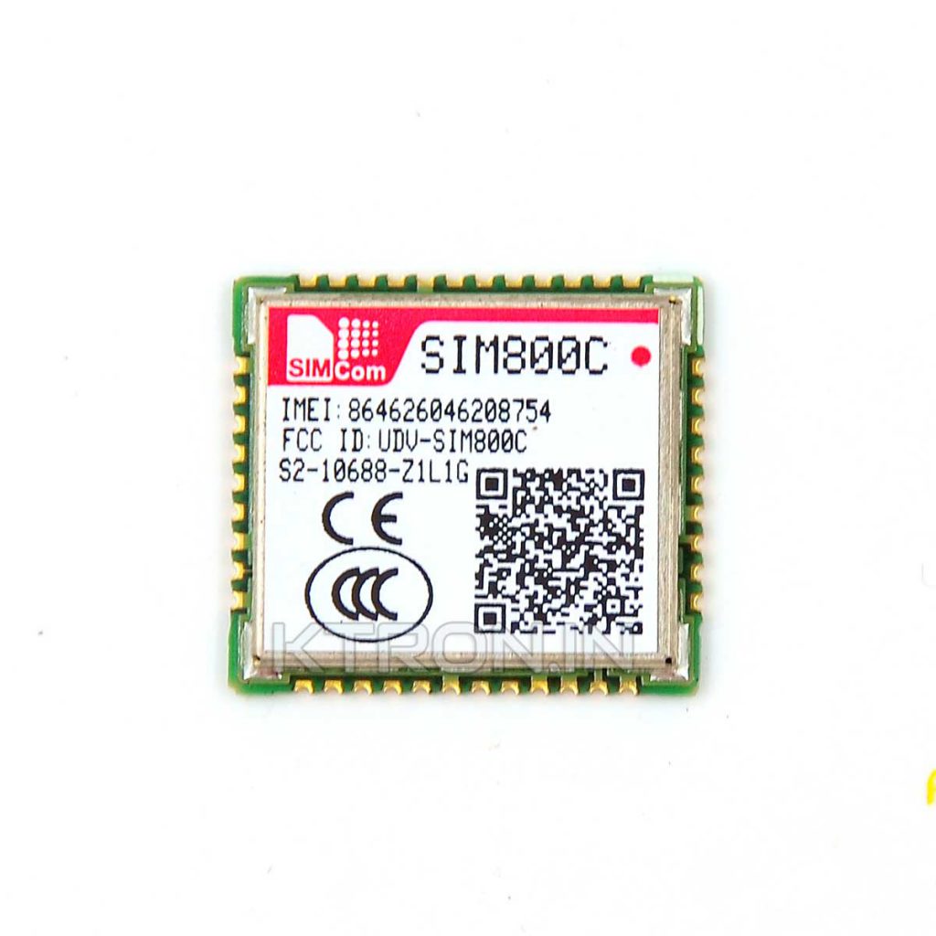 Buy SIM800C 32M GSM Module IC With 32M Flash - KTRON India