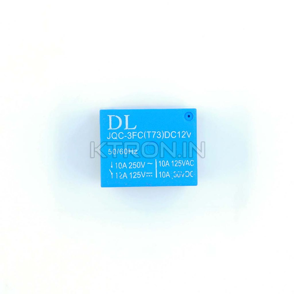 Buy 12V 10A Relay - SPDT - T73 Type - Sugar Cube Relay - KTRON India