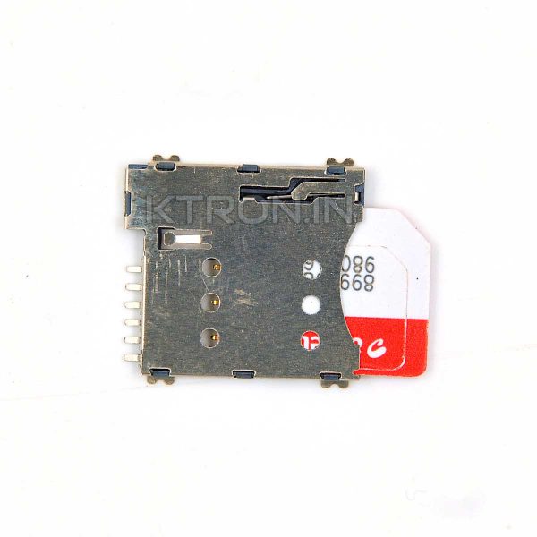 Buy Micro SIM Card Holder 6 Pin - Spring Loaded Push Type - KTRON India