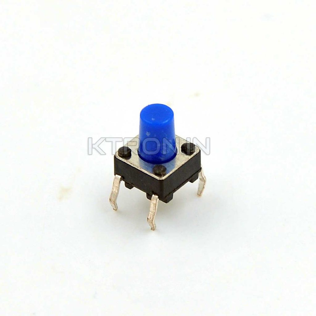 Buy Tactile Push Button Switch 6x6x8 Mm - 8 Mm Height - KTRON India