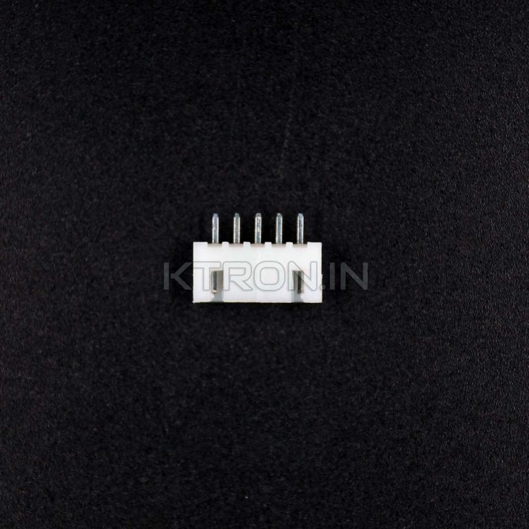 Buy 5 Pin JST XH Male Connector - 2.54mm Pitch - KTRON India