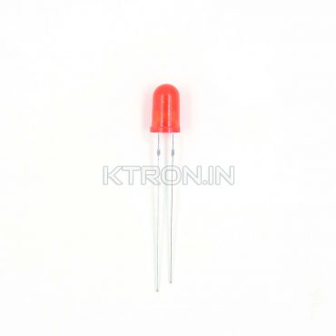 Buy Red LED 5mm - Red Diffusion - TH - KTRON India