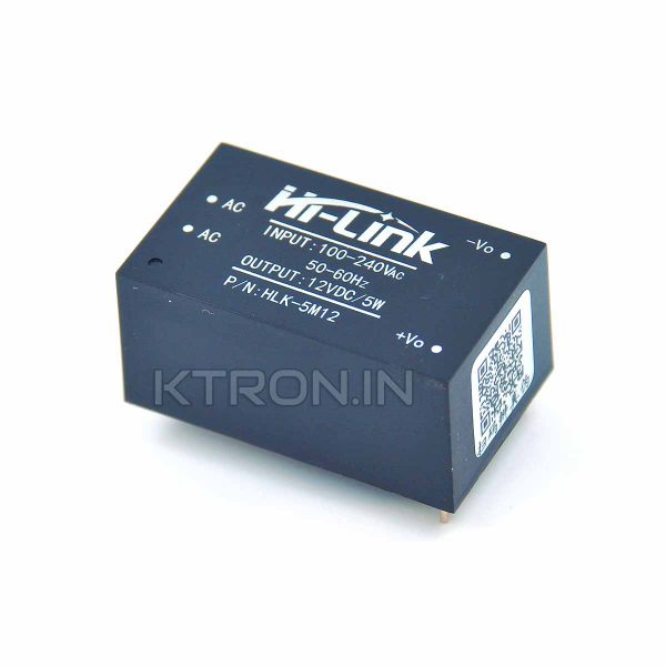 Buy Hi Link HLK 5M12 - 12V 450mA - Power Supply Module - KTRON India