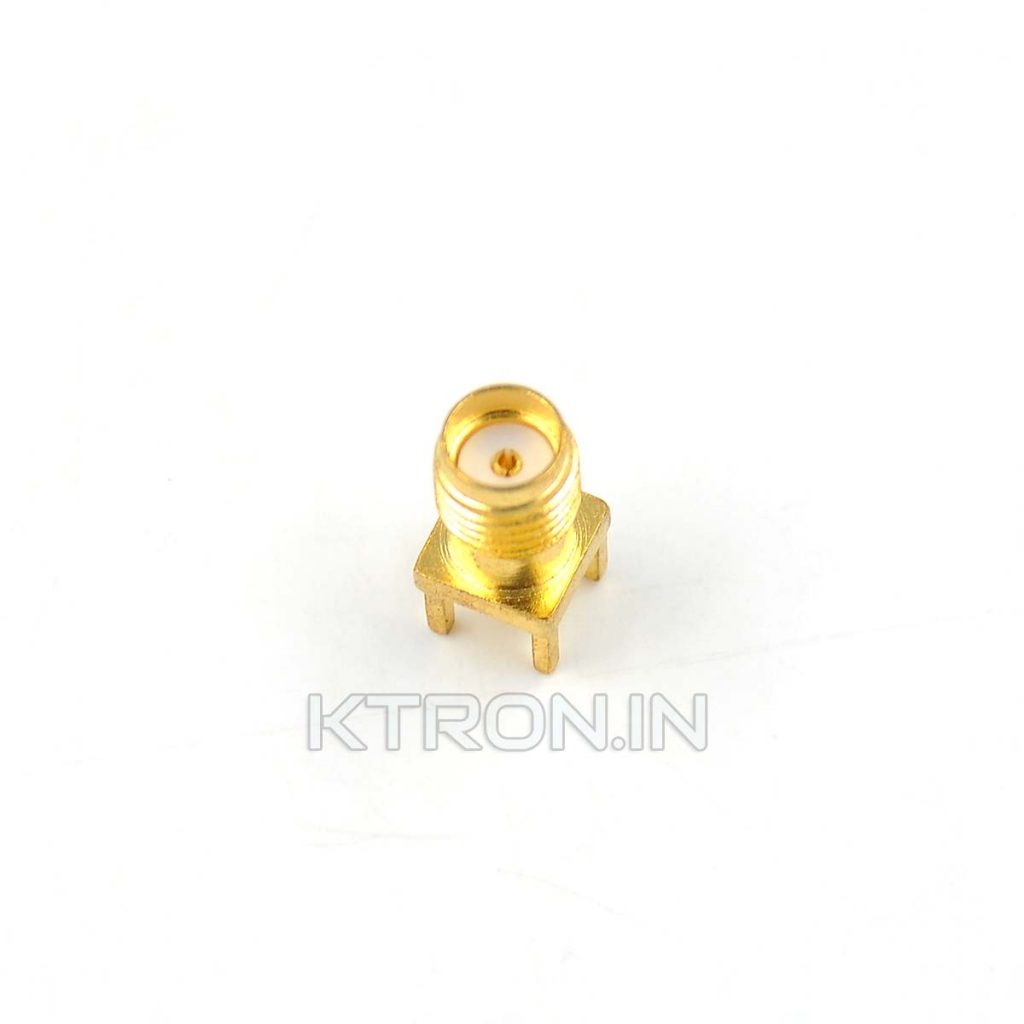 Buy SMA Connector Straight - Female - Vertical Mount - KTRON India