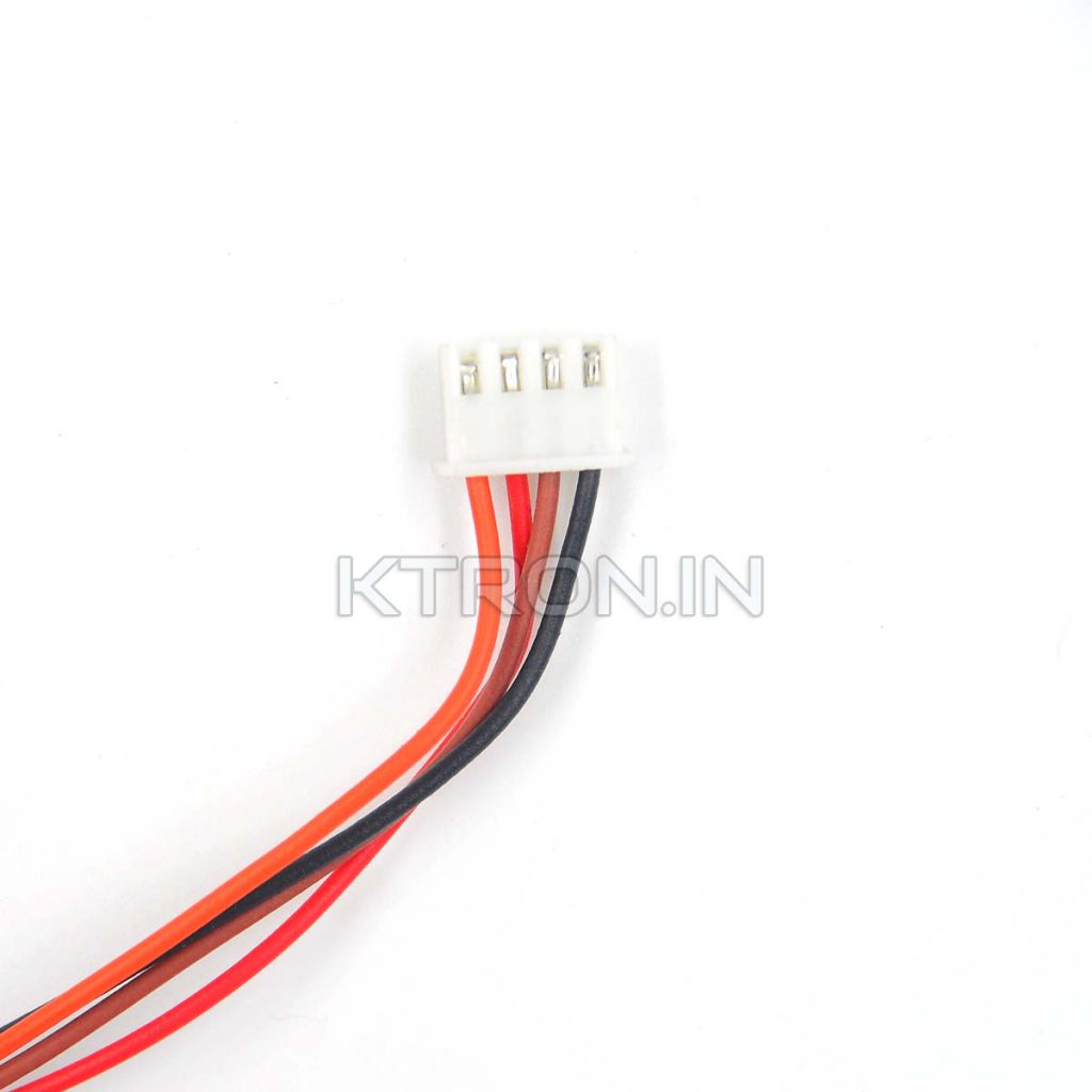 Buy 4 Pin JST XH Female Cable - Single Side - 11 Inch - KTRON India