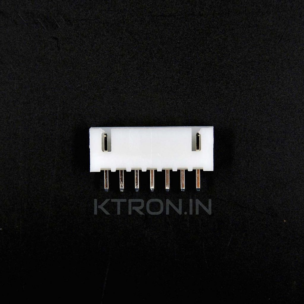 Buy 7 Pin JST XH Male Connector - 2.54mm Pitch - KTRON India