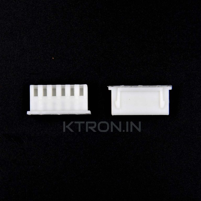 Buy 6 Pin JST XH Female Connector - 2.54mm Pitch - KTRON India