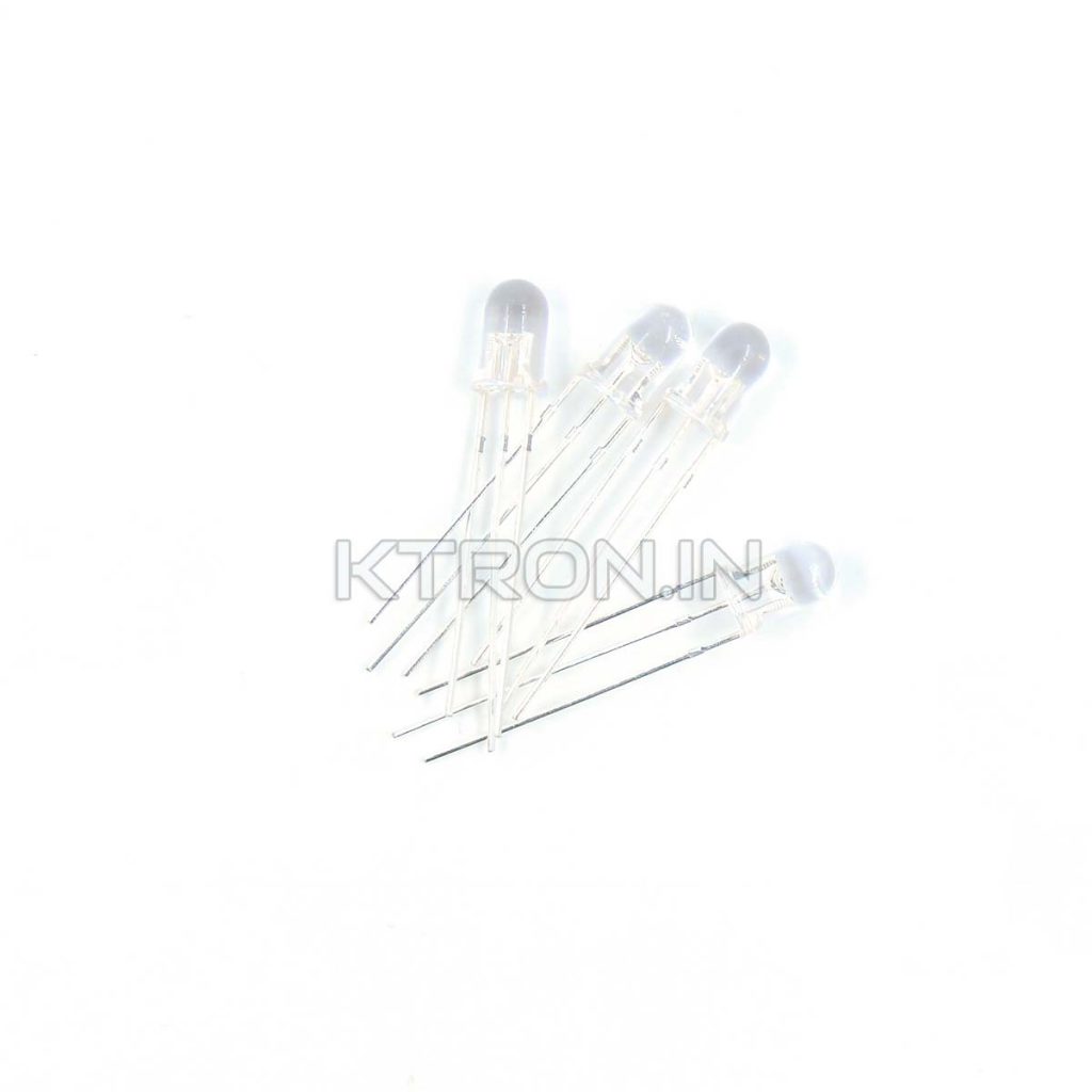 Buy Bi Color LED Common Anode - 5mm - Red Green - KTRON India