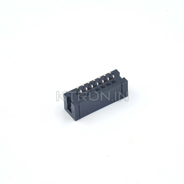 Buy 14 Pin Box Header Straight Male - 7 X 2 Pin - KTRON India