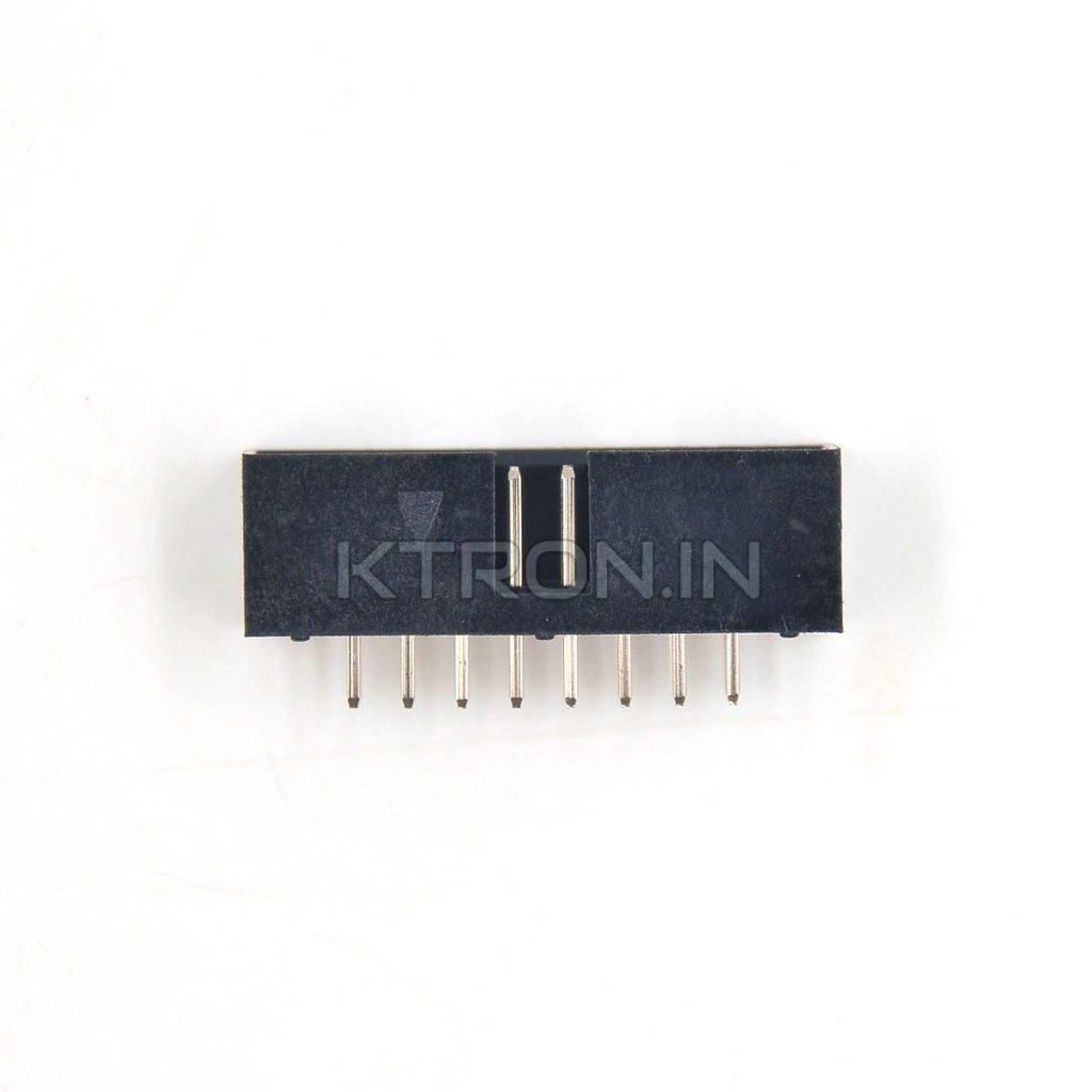 Buy 16 Pin Box Header Straight Male - 8 X 2 Pin - KTRON India