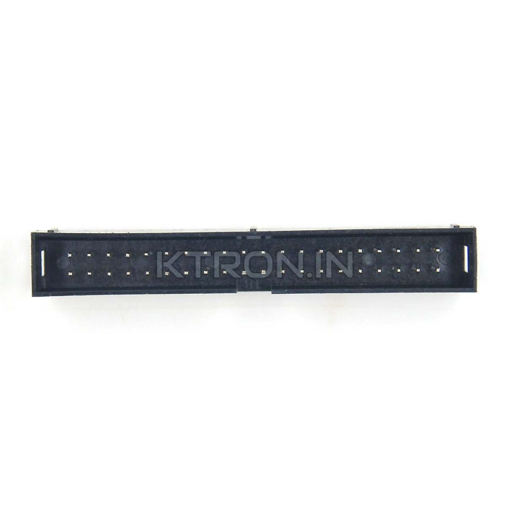 Buy 40 Pin Box Header Straight Male - 20 X 2 Pin - FRC IDC Male - KTRON ...