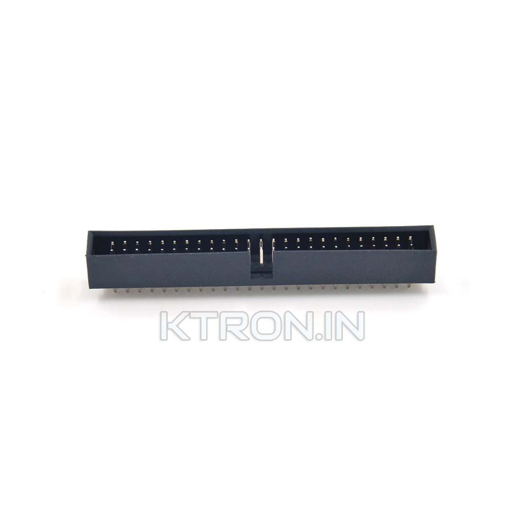 Buy 50 Pin Box Header Straight Male - 25 X 2 Pin - KTRON India