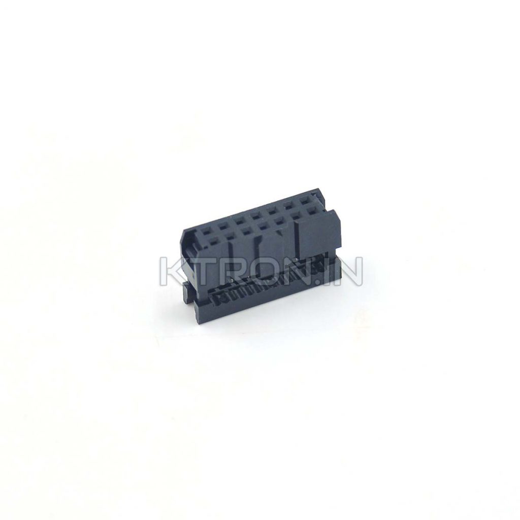 Buy 14 Pin FRC Female Connector - 7x2 Pin - 2.54 Mm Pitch - KTRON India