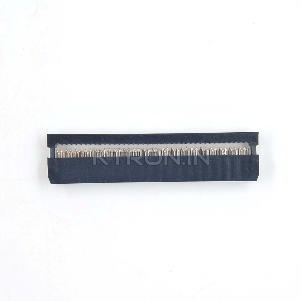 Buy 40 Pin FRC Female Connector - 20x2 Pin - 2.54 Mm Pitch - KTRON India
