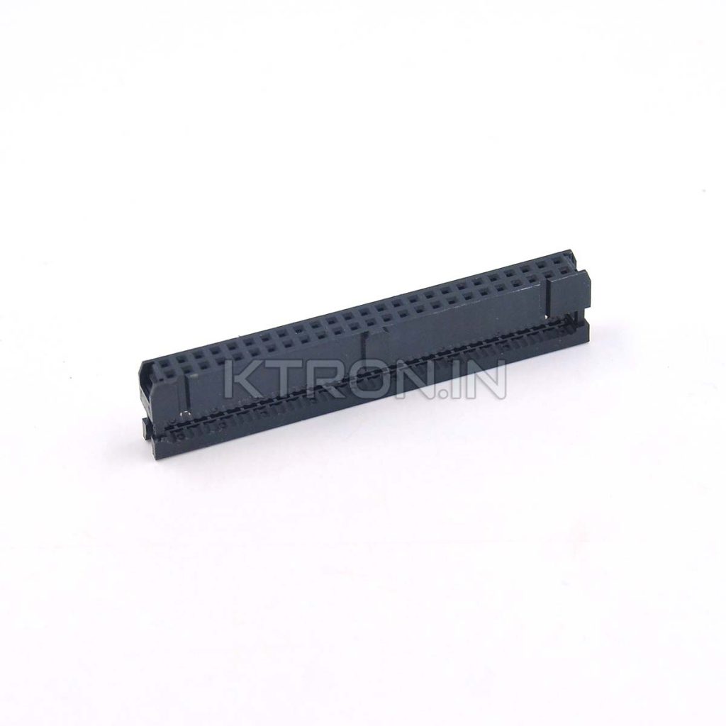 Buy 50 Pin FRC Female Connector - 25x2 Pin - 2.54 Mm Pitch - KTRON India