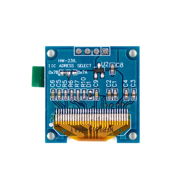 Buy 0.96 Inch OLED Display – I2C – 128×64 – White Color - Side PCB ...