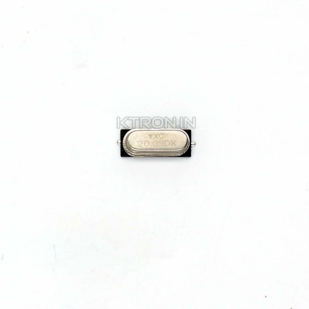 Buy 20 Mhz Crystal SMD - HC49SMD - YXC - KTRON India