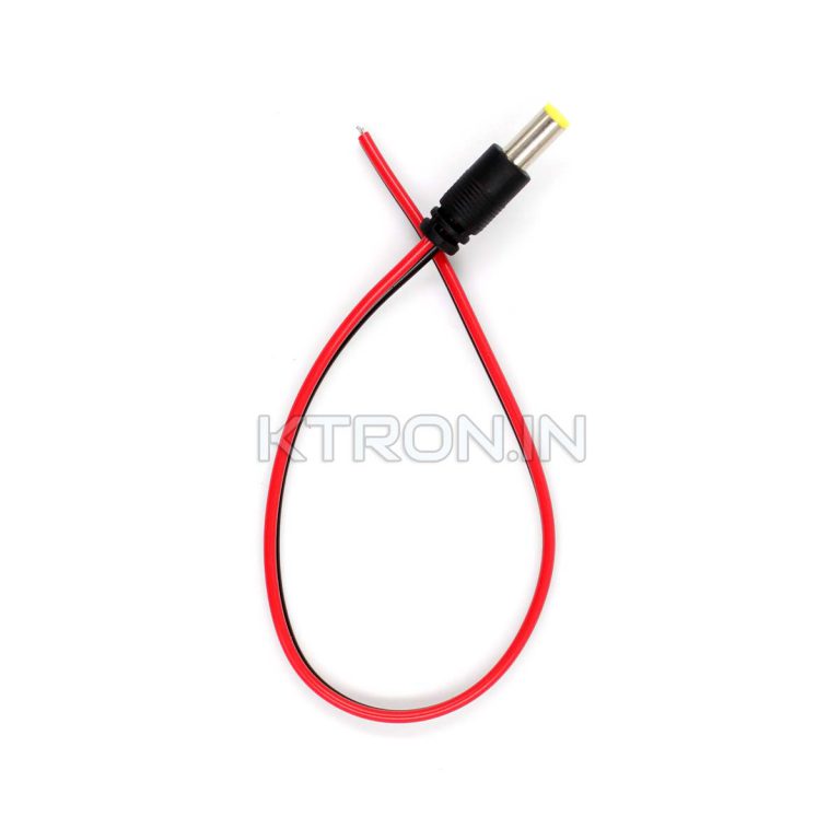 Buy DC Jack Female Cable - 9 Inch Length - KTRON India