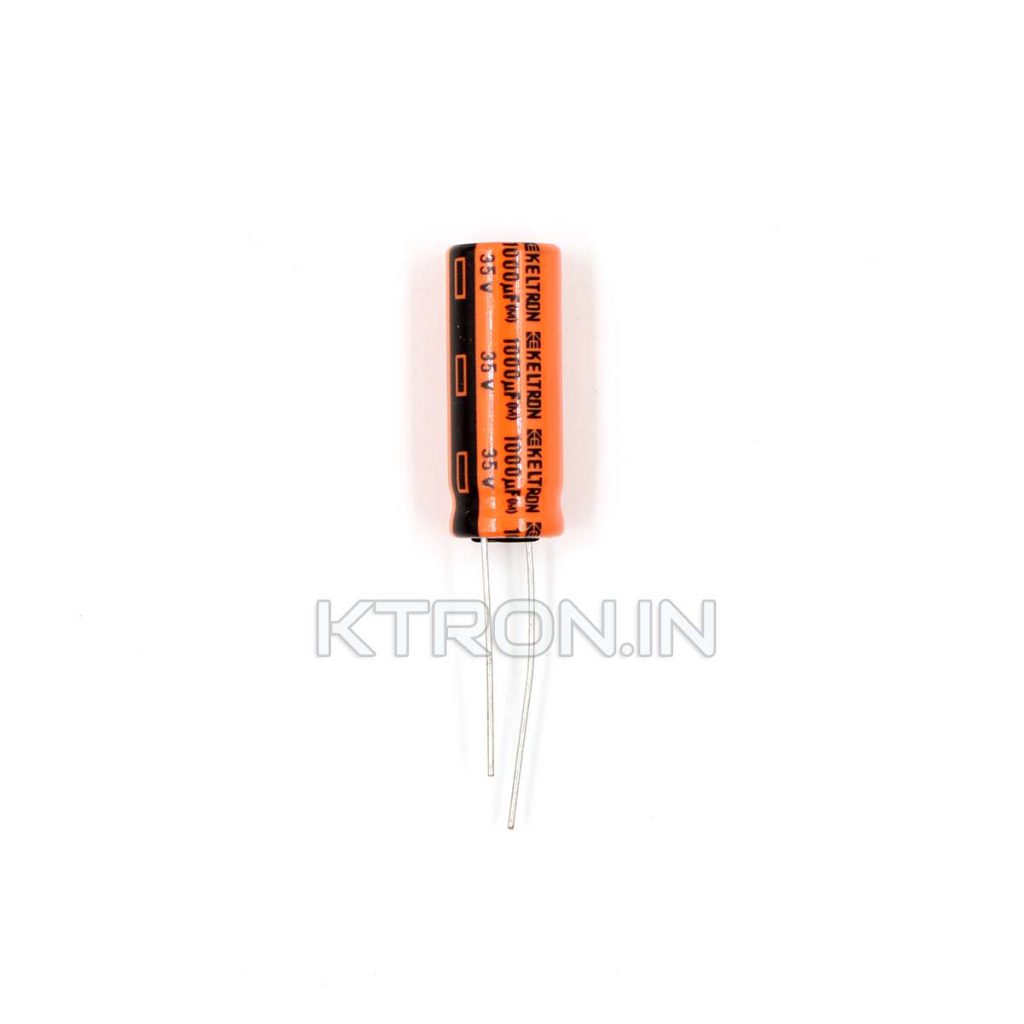 Buy 35V 1000uF Electrolytic Capacitor - 10 X 25 Mm - Keltron - KTRON India