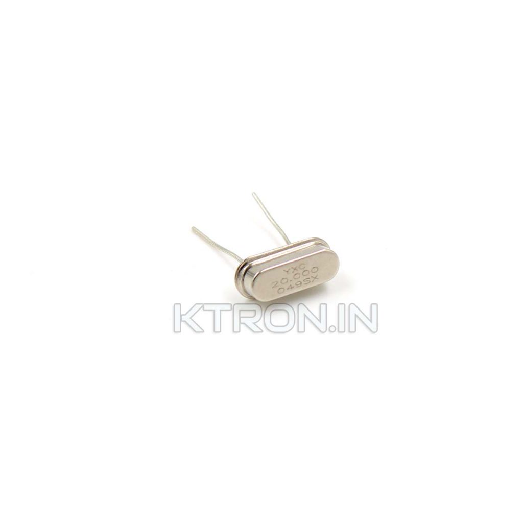 Buy 20 Mhz Crystal - TH - HC49US - YXC - KTRON India