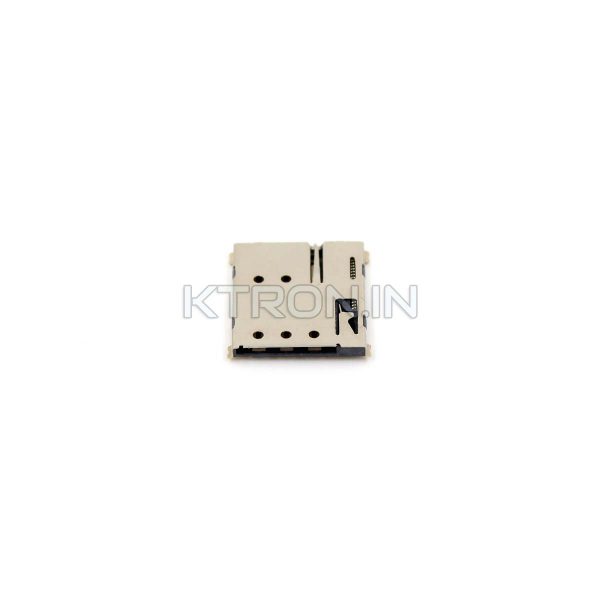 Buy Nano SIM Card Holder 6+1pin - Spring Loaded Push Type - KTRON India