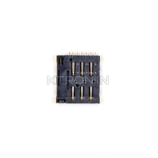 Buy Nano SIM Card Holder 6+1pin - Spring Loaded Push Type - KTRON India