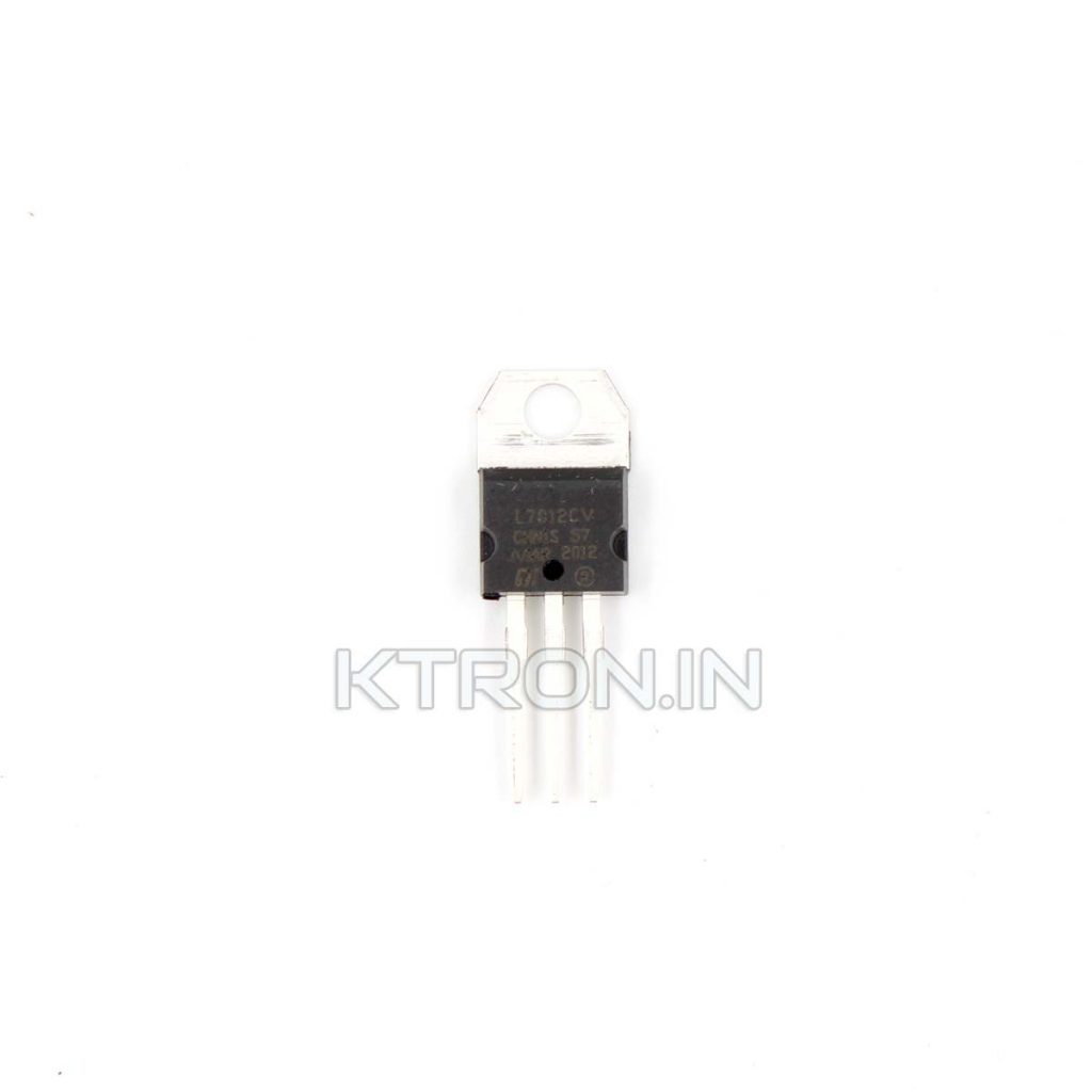 Buy 7812 Regulator IC - 12V Fixed Linear Regulator - TO-220 - KTRON India