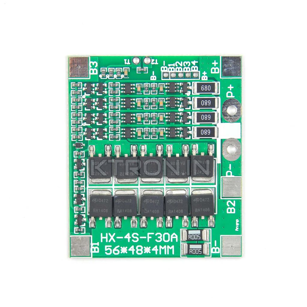 Buy 4S 30A Balanced BMS - Li-ion - KTRON India