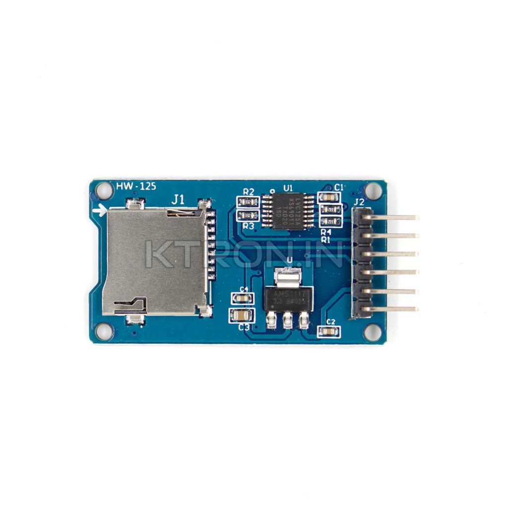 Buy Micro SD Card Module - SPI - KTRON India