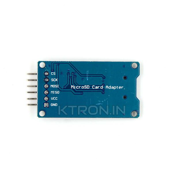 Buy Micro SD Card Module - SPI - KTRON India