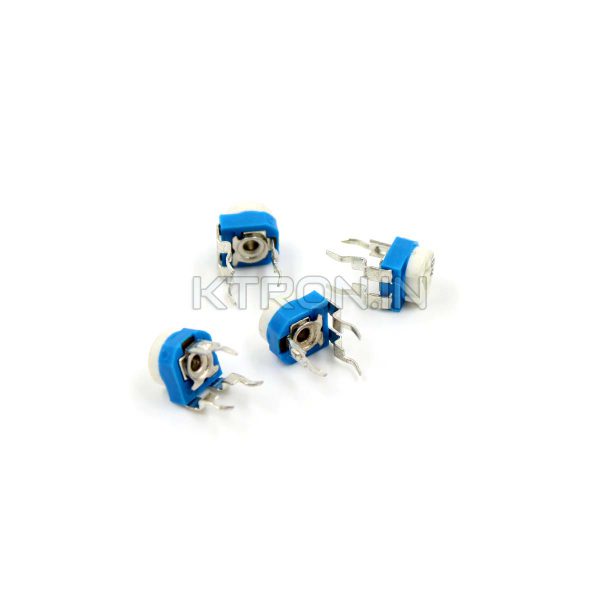 Buy 100K Preset Variable Resistor - Potentiometer - KTRON India