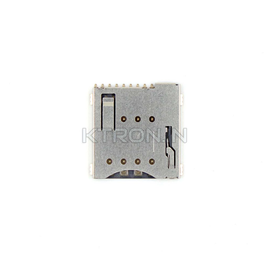 Buy Micro SIM Card Holder 9 Pin - Spring Loaded Push Type - KTRON India