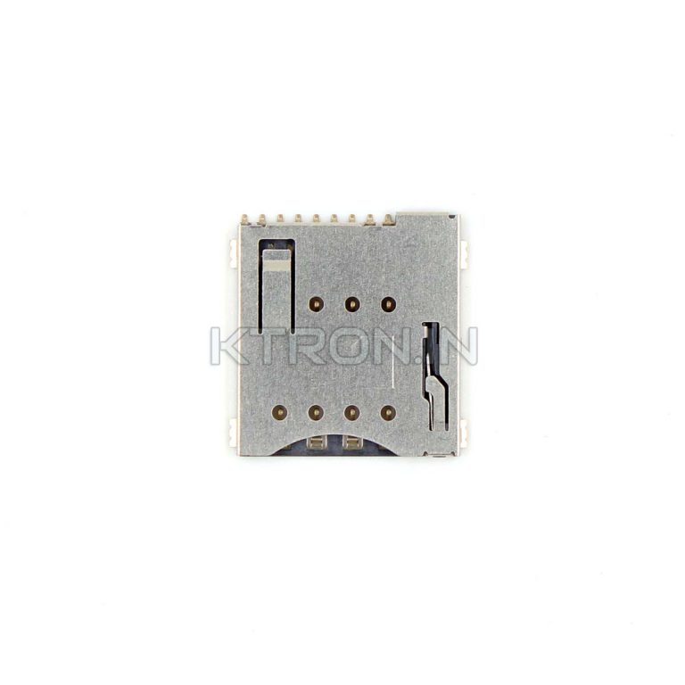 Buy Micro SIM Card Holder 9 Pin - Spring Loaded Push Type - KTRON India