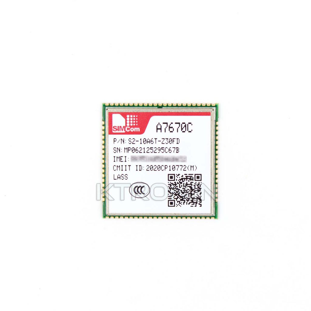 Buy SIMCOM A7670C-LASS LTE 4G Module Cat-1 - KTRON India