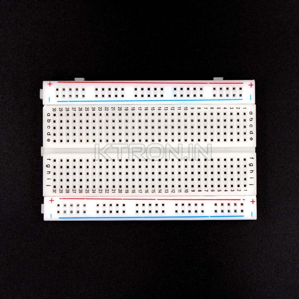 Buy Breadboard 400 Tie Points - KTRON India