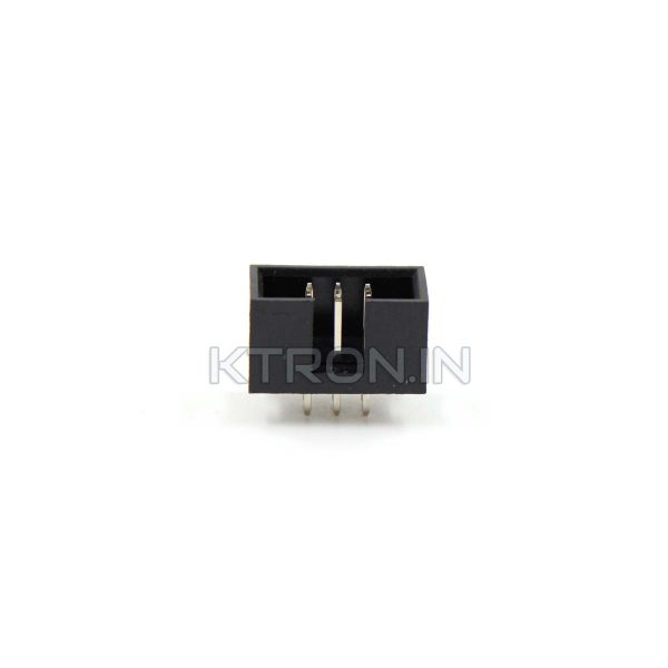 Buy 6 Pin Box Header Straight Male - 3 X 2 Pin - KTRON India