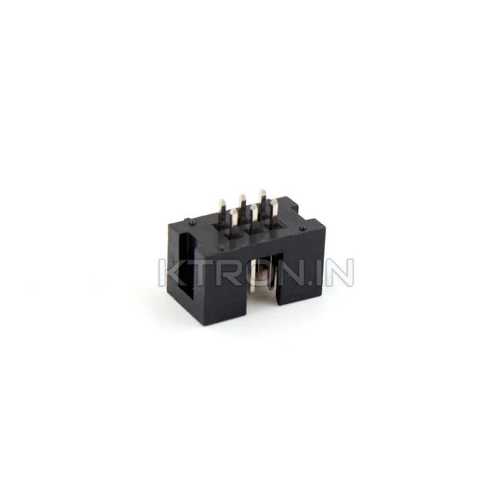 Buy 6 Pin Box Header Straight Male - 3 X 2 Pin - KTRON India
