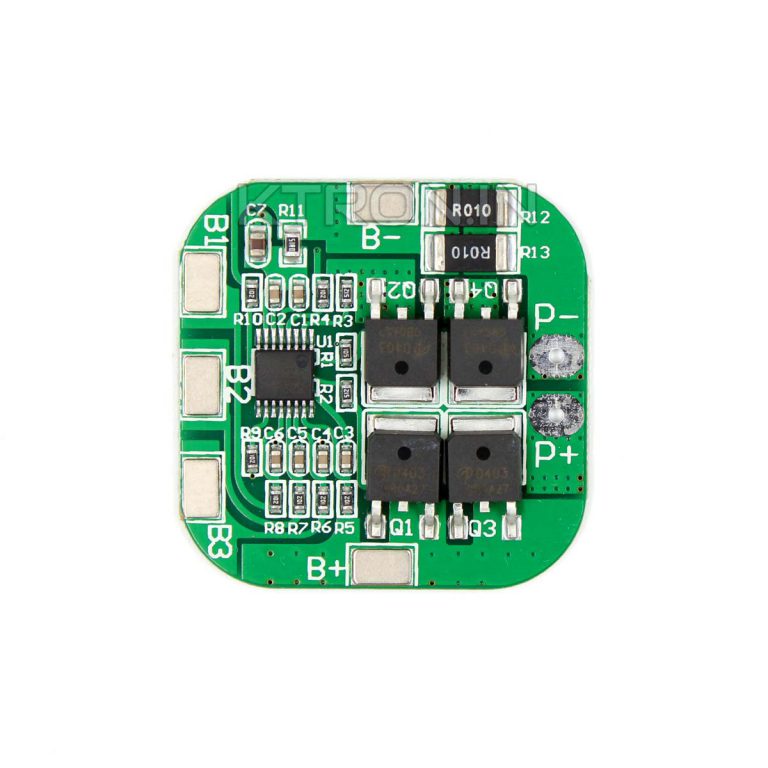 Buy 4S 10A Li-ion BMS Module - MOSFET Based - KTRON India