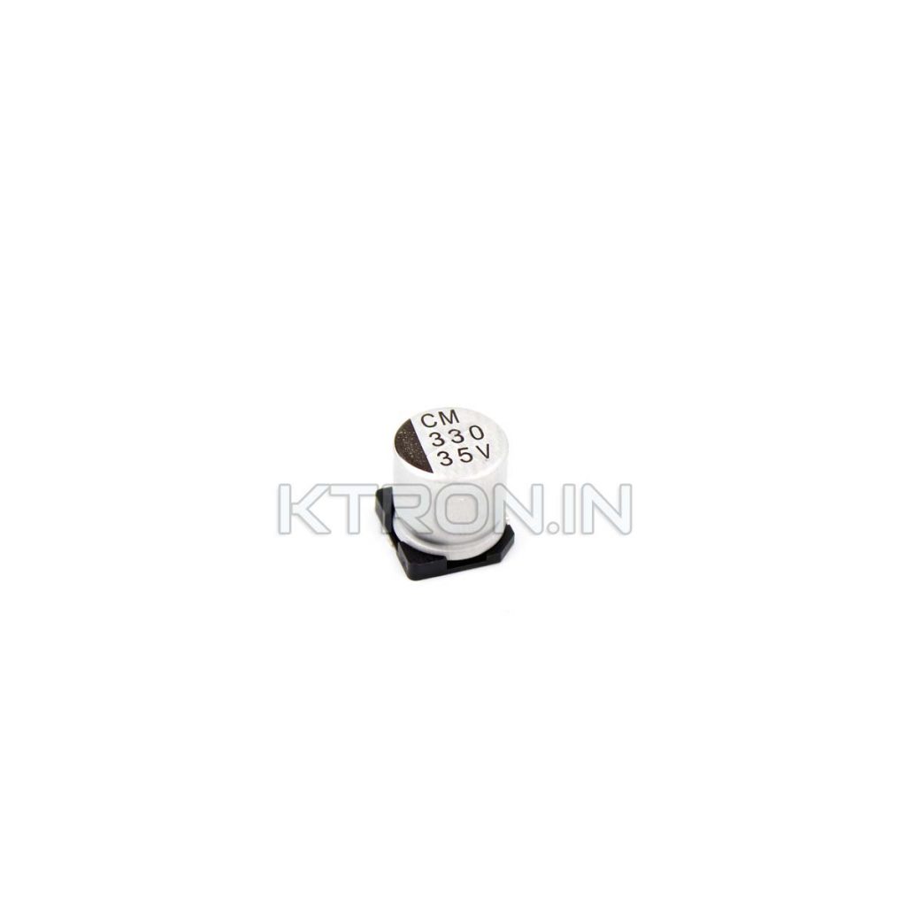 Buy 330uF 35V SMD Electrolytic Capacitor - 10 X 10.5 Mm - 20% - KTRON India