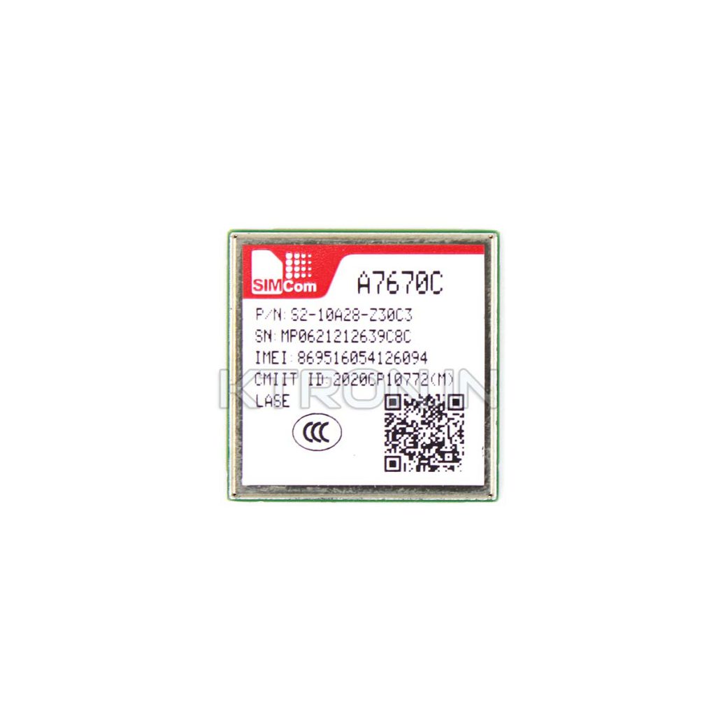 Buy SIMCOM A7670C-LASE 4G+GSM Module - Cat-1 - KTRON India
